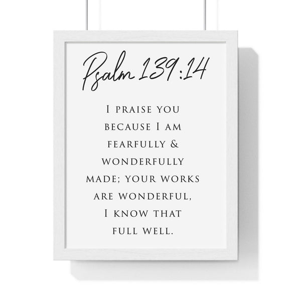 Christian Wall Art: Faith Culture - Fearfully and Wonderfully Made - P