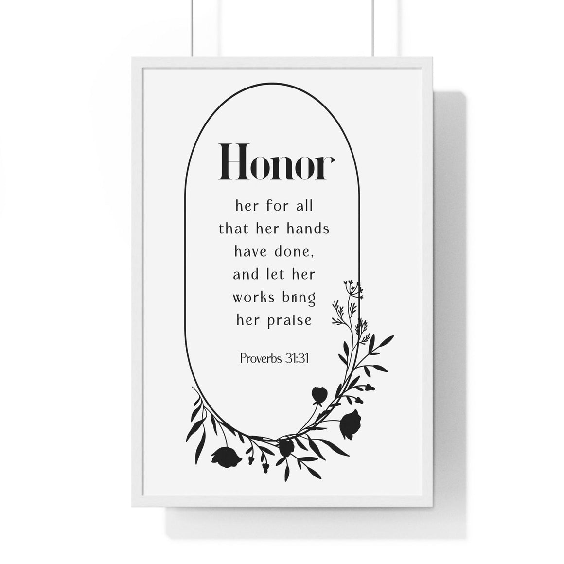 Christian Wall Art: Faith Culture - Praise of Excellence - Proverbs 31