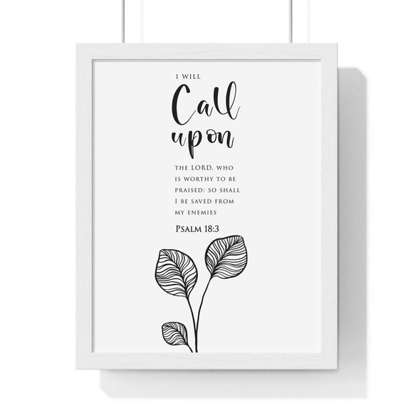 Christian Wall Art: Faith Culture - Rock of Refuge - Psalm 18:3 - Chri